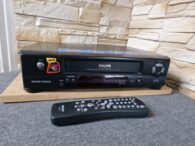 MAGNETOSCOPE VHS CASSETTE Vcr Philips Vr510 Pal Secam Révisé + Telecommande EUR 49,00 - PicClick FR