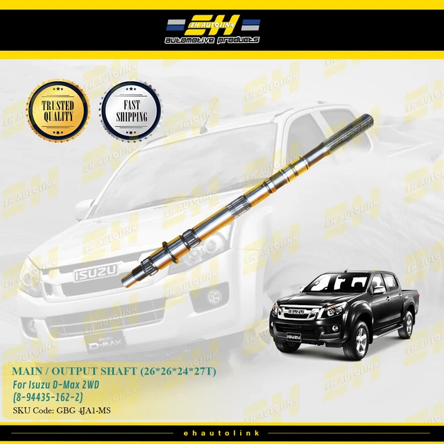ISUZU DMAX 2WD Main / Output Shaft (26*26*24*27T) (8-94435-162-2) £171. ...
