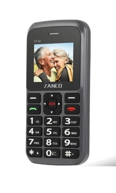 ZANCO BIG BUTTON Mobile Phone Large Clear Text Simple Basic Easy To Use ...