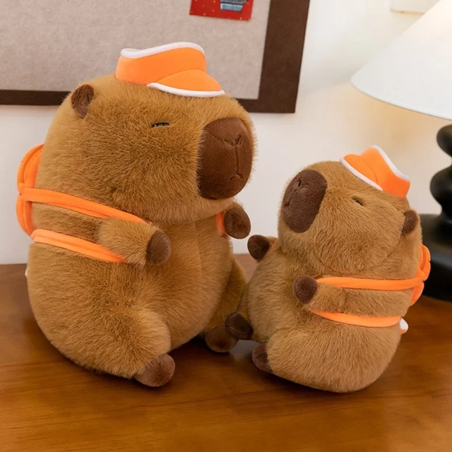 FLUFFY BASKETBALL CAPYBARA Plush Toy Capibara Anime Stuffed Toy Home ...