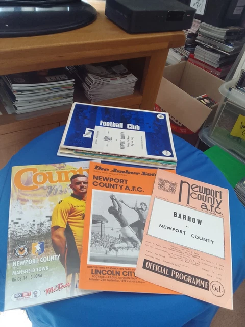 NEWPORT COUNTY X 14 Home & Away Football Programmes (Bulk Lot 1) All ...