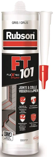 MASTIC GLUE POLYMER Gasket Fixing Seal Fissure Grey FT101 RUBSON £14.91 ...