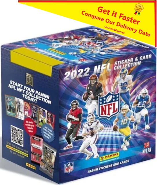 PANINI NFL 2022 2023 Stickers and Card Collection 50 Packs in Sealed ...