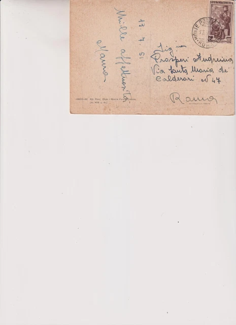CARTOLINA MONTE PORZIO Catone Via Roma Ingresso Al Paese Vg 1951 EUR 6 ...