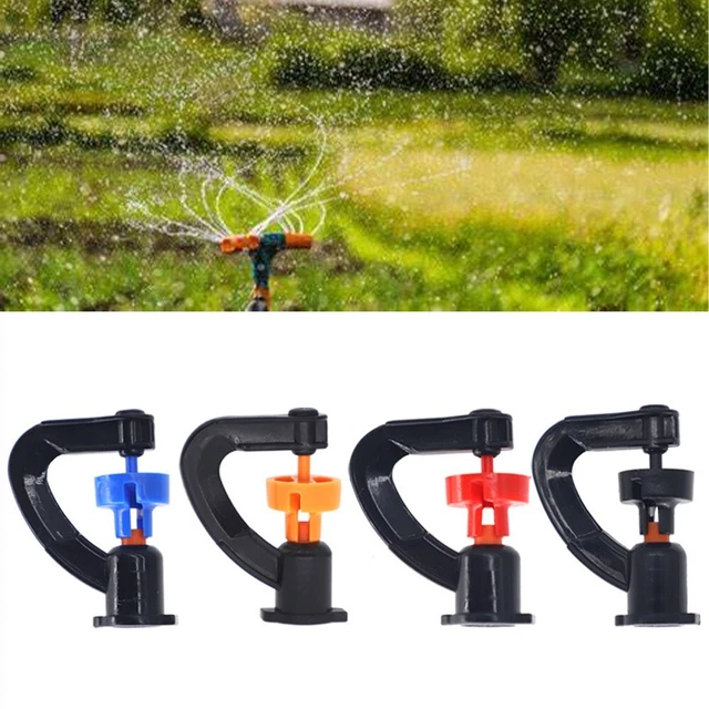 EFFICIENT WATER DISTRIBUTION 100PCS Rotating Nozzle Irrigation ...