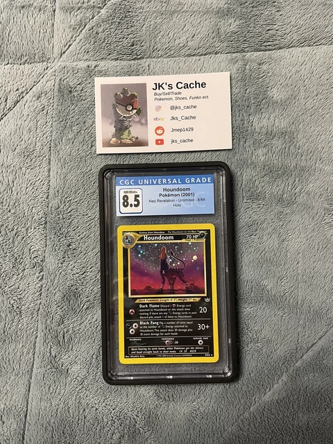 POKÉMON JCG HOUNDOOM Neo Revelation 8/64 Holo illimité Holo CGC 8,5 EUR 117,02 - PicClick FR