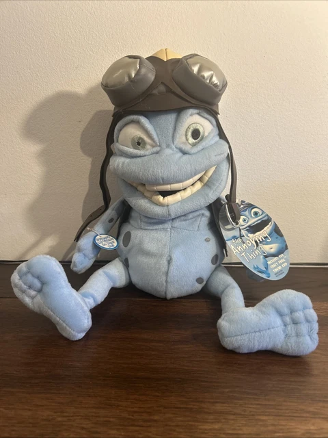 VINTAGE CRAZY FROG Plush Soft Toy Collectible The Annoying Thing Sing ...