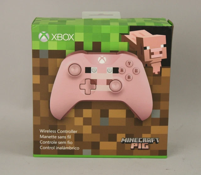 MICROSOFT XBOX ONE Minecraft Pig Wireless Controller 1708 New & Factory ...
