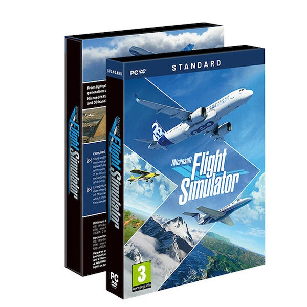 JEU PC DVD mac microsoft flight simulator standard edition big box neuf blist EUR 119,99 ...