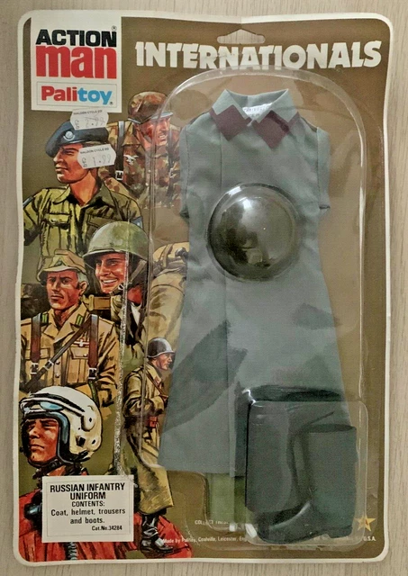 VINTAGE ACTION MAN Internationals Russian Infantry Uniform Card, 34284 ...
