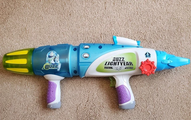 DISNEY TOY STORY Buzz Lightyear Space Ranger Blaster Gun Lights Sounds ...