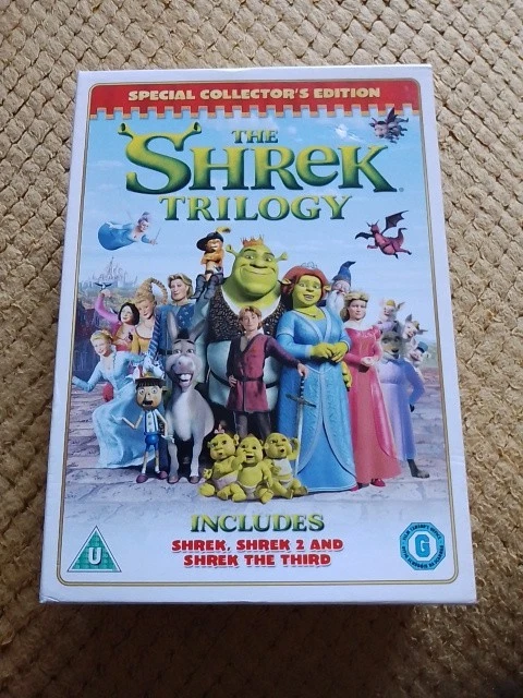 SHREK TRILOGY DVD Box Set 1 2 3 Special Collectors Edition Region2 NEW SEALED UK £3.29 - PicClick UK