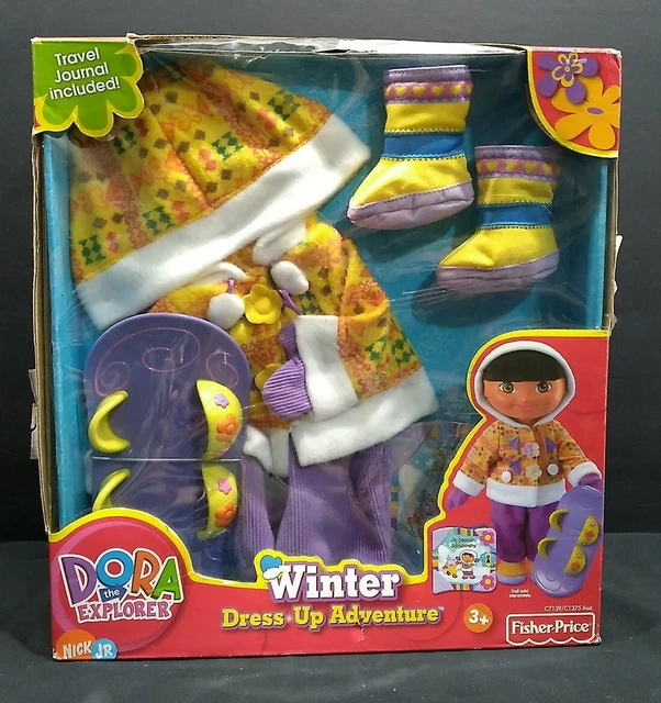 DORA THE EXPLORER Dress-Up - My Winter Adventure Outfit & Book - New £ ...