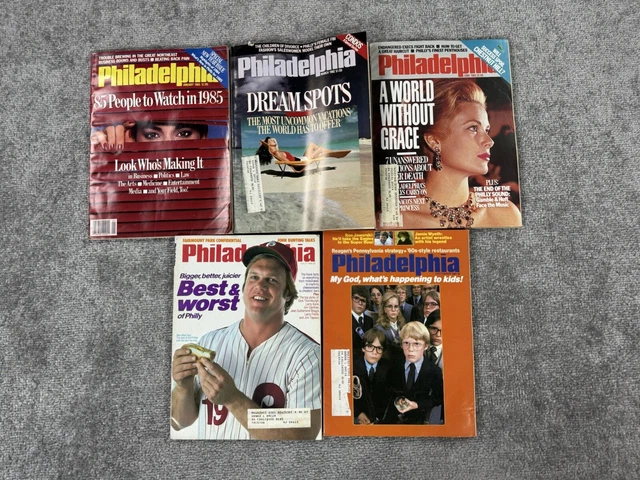 PHILADELPHIA MAGAZINE 1985 Grace Kelly John Bunting Richard Nixon News ...