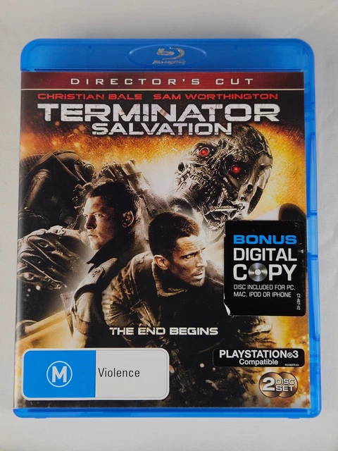 TERMINATOR SALVATION BLU-RAY 2-Disc Region B - VGC - Mint Disc $9.95 ...