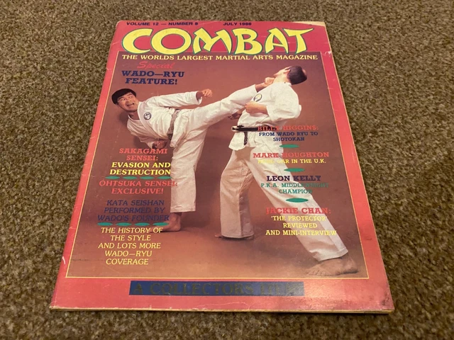 COMBAT MAGAZINE 1986 Jul Sakagami Sensei. Billy Higgins. Mark Houghton ...