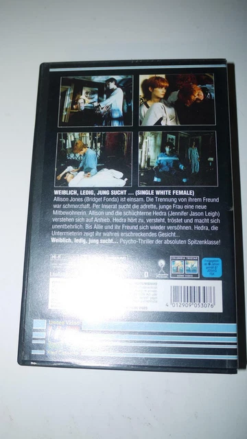WEIBLICH, LEDIG, JUNG sucht Bridget Fonda Jennifer Jason Leigh VHS VIDEO Kassett EUR 1,00 ...