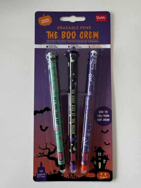 LEGAMI STIFTE HALLOWEEN 2025 The Boo Crew Erasable Gel Pens NEU Limited ...