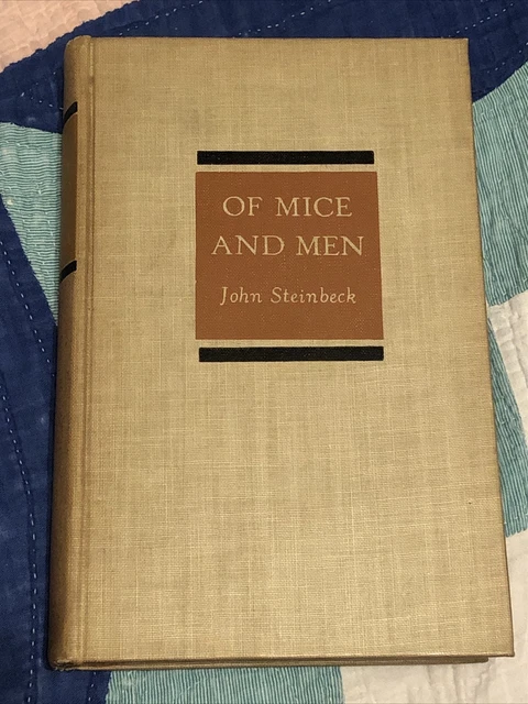 OF MICE AND Men by John Steinbeck First Edition 1937 1st print VG Cond ...