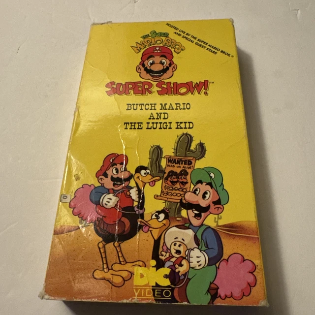 THE SUPER MARIO BROS SUPER SHOW-Butch Mario And The Luigi Kid VHS £13. ...