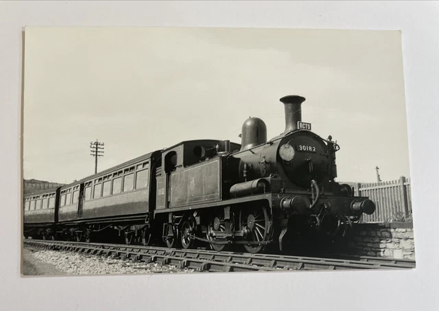 BR RAILWAY LOCOMOTIVE Photograph - 02 Class - 30182 Plymstock Station ...