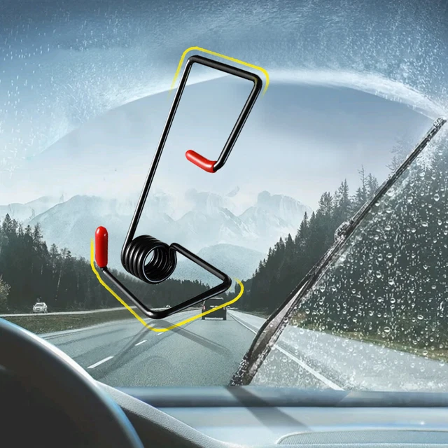 CAR WIPER BOOSTER Spring Intelligent Wiper Arm Alloy Rubber Universal ...