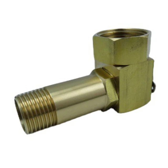 RELIABLE BRASS SWIVEL Elbow Connector for Outdoor Hose Reel Replacement ...