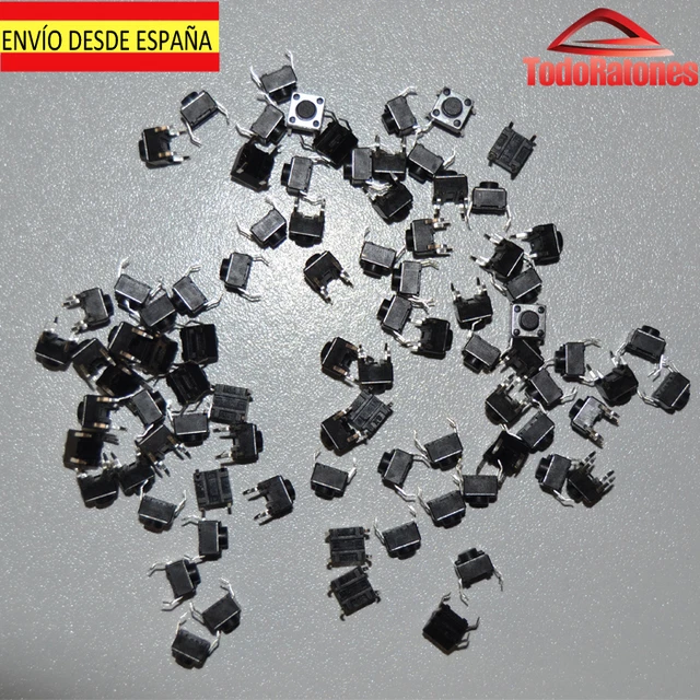 20X PULSADORES TIPO boton SWITCH para ARDUINO PROTOBOARD pulsador AVR ...