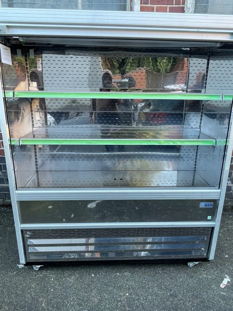 WILLIAMS SLIMLINE GEM Multideck DELI Fridge White with Shutter- 150cm ...