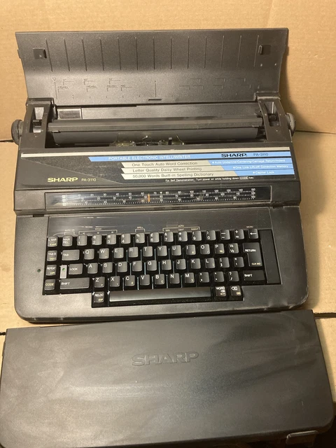 SHARP PA-3110 ELECTRIC Electronic Typewriter W/ 4,000 Character Memory ...