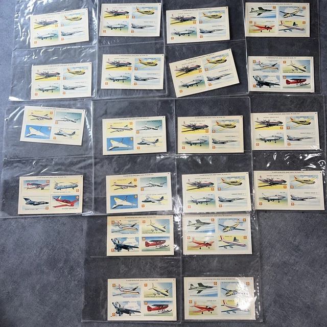 1960S COLLECTOR CARDS Shell Project Aeroplane Aircraft Petrol Service ...