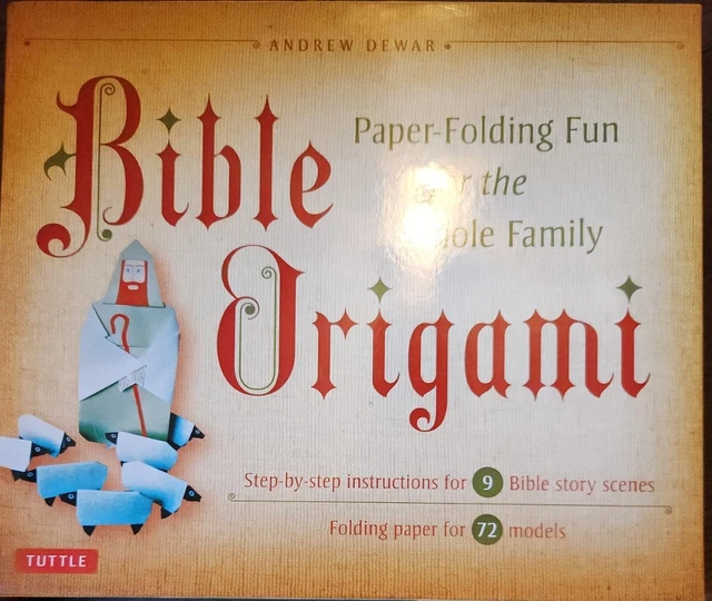 KIT DE ORIGAMI Biblia Tuttle: divertidas historias bíblicas plegables ...