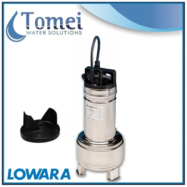 POMPE RELEVAGE EAUX usees submersible DOMO7T 0,55kW Triphase 400 Bicanale Lowara EUR 464,26 ...