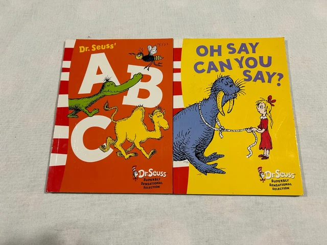 DR. SEUSS - ABC + Oh Say Can You Say / 2 Soft Cover Books $11.50 ...