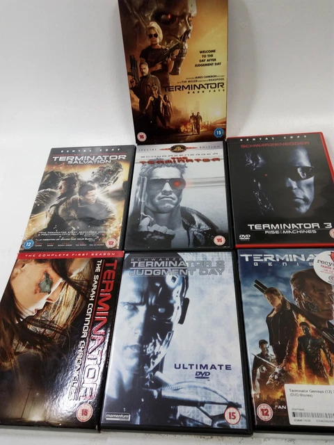THE TERMINATOR COMPLETE Collection DVD Set 20th Century Studios - Used ...