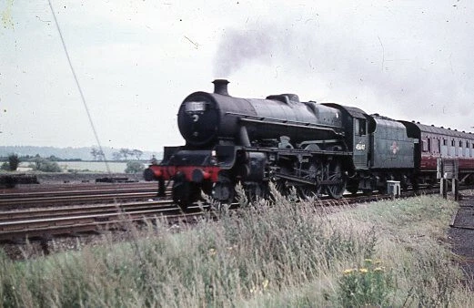 ORIGINAL COLOUR SLIDE of 45647 LMR Jubilee steam loco £4.99 - PicClick UK