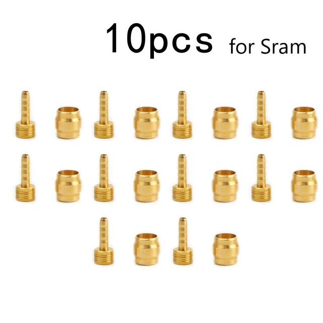 HIGH PRECISION HYDRAULIC Disc Brake Hose Olive Connector Inserts 10 ...