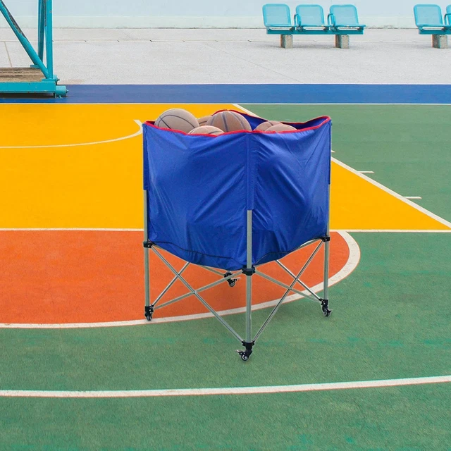 BASKETBALL HOPPER STORAGE Basketball Coaching Cart for Softball ...