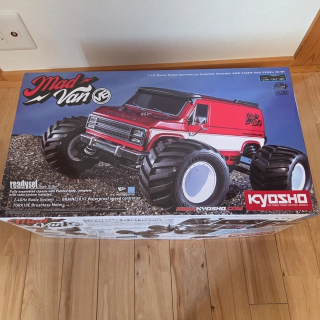 KYOSHO 1/10 MAD Van VE Brushless RC Truck Unused Unrun Open Box £464.62 ...