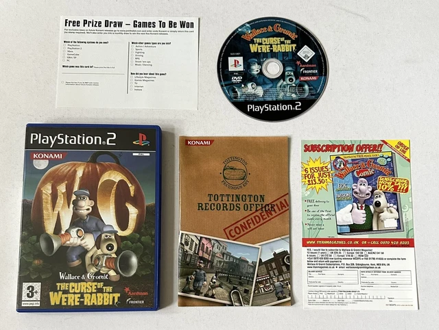 WALLACE & GROMIT The Curse Of The Were Rabbit PlayStation 2 PS2 ...