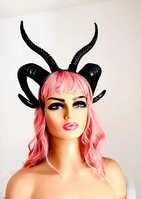 Devil Horns Goat Horns Ram Horn Sheep Horns Halloween Costume £2599 Picclick Uk