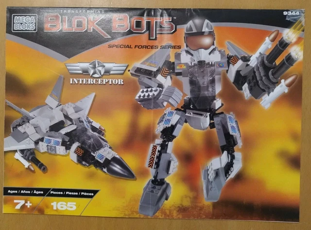 MEGA BLOKS BLOCK Bots Special Forces Interceptor 9344 Instructions ...