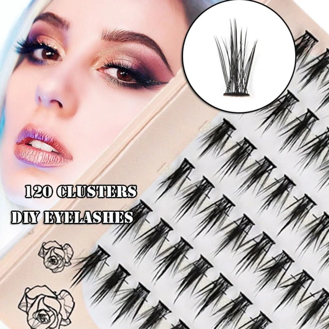 VOLUME MIX EYELASHES Individual Cluster Eyelashes DIY Extension Lashes ...