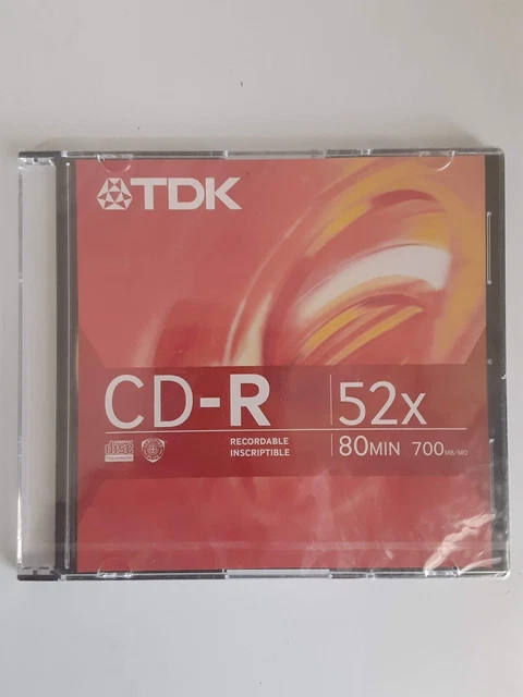 CD-R 52X 80 Min 700 MB TDK Recordable CD New $2.99 - PicClick