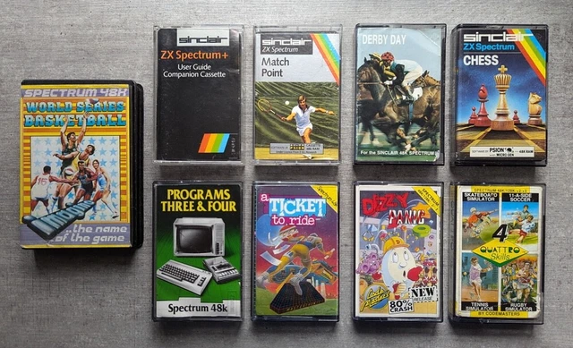 ZX SPECTRUM 48K | 128k games and applications set (9x) EUR 28,99 ...