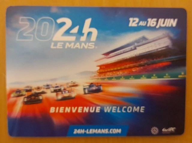 PROGRAMME PLAN CIRCUIT 24 Heures Du Mans 2024 Le Mans 24H EUR 3,00 - PicClick FR