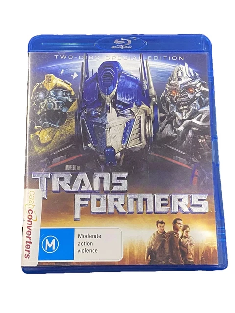 TRANSFORMERS BLU-RAY 2008 2-Disc Set Special Edition Shia LaBeouf Like ...