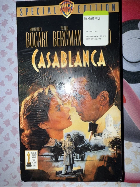 CASABLANCA VHS, 2001, Special Edition Humphrey Bogart £4.45 - PicClick UK