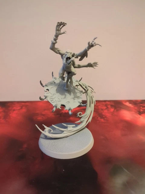 CONVERTED FLUXMASTER, HERALD of Tzeentch on Disc Warhammer Age of ...