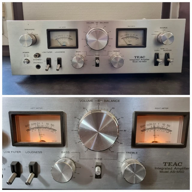 TEAC AS-M50 - Amplificateur- Numéroté 2558 - 140 W EUR 156,00 - PicClick FR